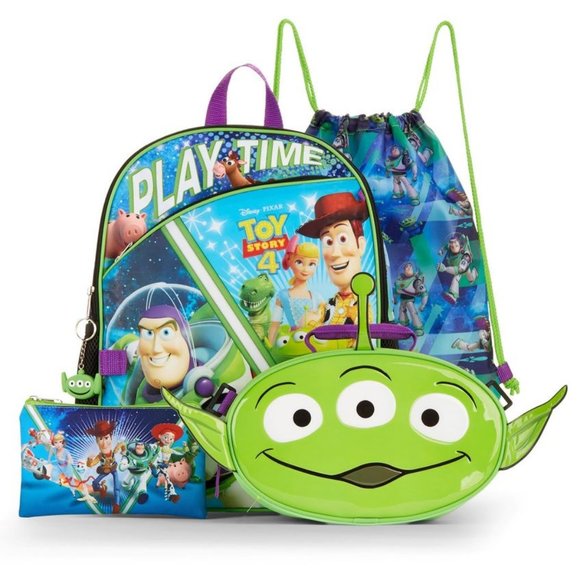 Disney | Accessories | New Disney 5pc Toy Story 4 Full Size Backpack ...